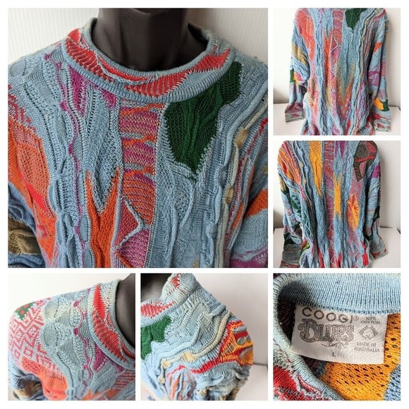 COOGI | Sweaters | Authentic Coogi Vintage 9s 3d Cotton Blues Australia ...